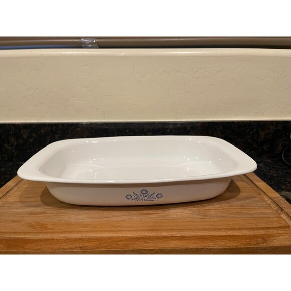 Corningware | Kitchen | Vintage Corning Ware Blue Cornflower Roaster P2 ...